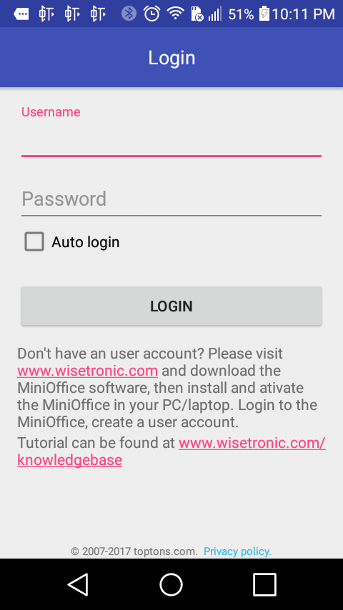 Connect with MiniAPP - Wisetronic Archive